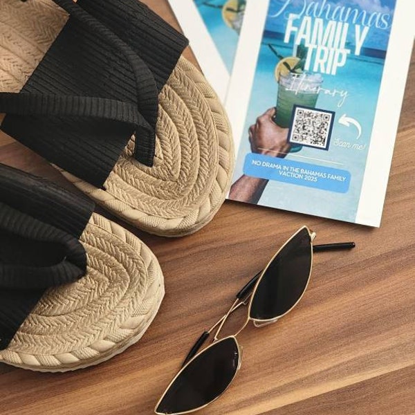 Cabin Trip Itinerary, Camping Trip Invite, Travel Itinerary Template ...