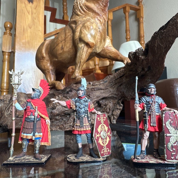 Painted Tin Soldier 54 Mm A Set of Tin Soldiers 5 Figures. Pavlovsky ...