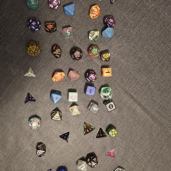 Mystery Bulk Random Dice Scoop Mixed Dnd Polyhedral Scoop of Dice ...