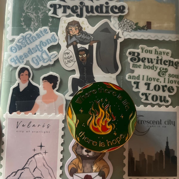 SJM Cities Stamp Sticker Pack VINYL STICKER Velaris City of Starlight ...