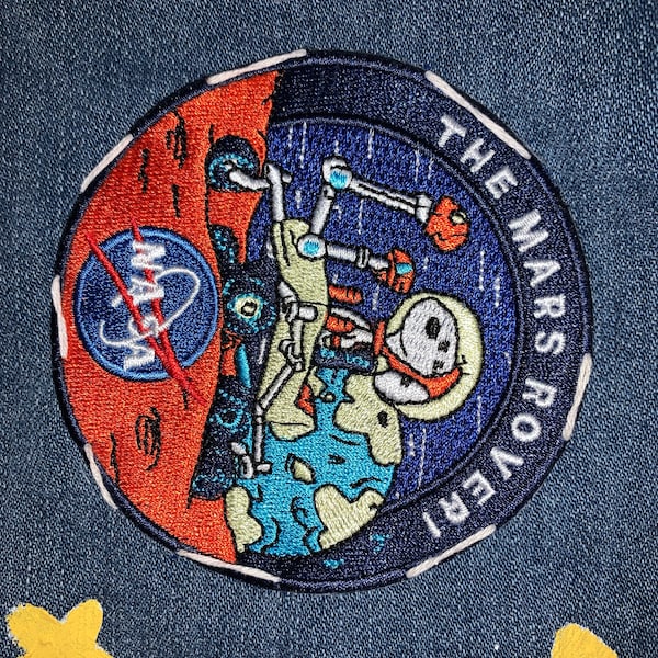 NASA JPL Duck Dodgers Mars Rover Space Patch- 3.5" Diameter - Etsy
