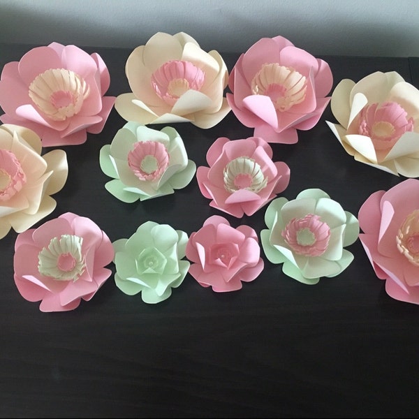 Paper Flower Centers SVG File - Stamen Cutting Files for Paper Flower ...