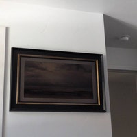 Modern Gold Frame for Samsung the Frame Tv, Handmade Grooved Tv Bezel ...