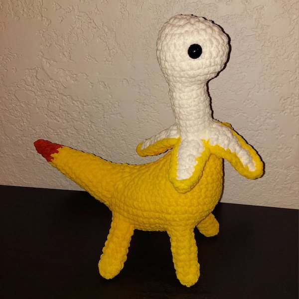 Bananasaurus and Baby Bananasaurus NO SEW Crochet Pattern Bundle - Etsy