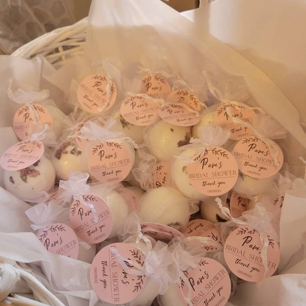 Bridal Shower Bath Bomb Party Favors, Wedding Shower Favors, Assorted ...