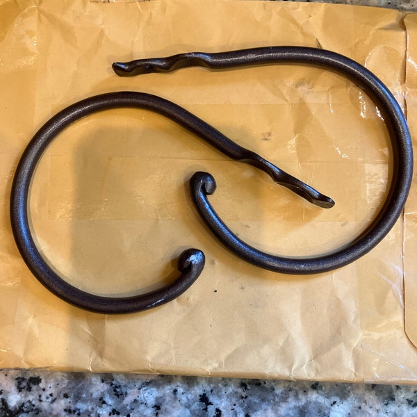 Flag Mount Stick Flag American Flag Holder Hand Forged Helix Hook Flag ...