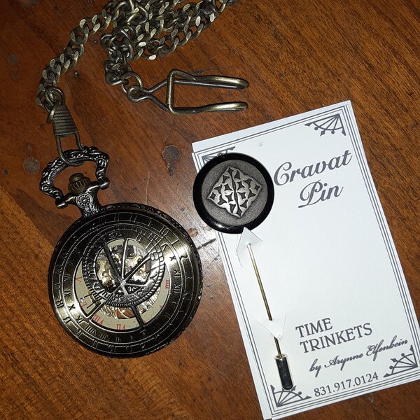 Steampunk Compass Pin - Steampunk Compass Badge - Unique Steampunk Pin ...