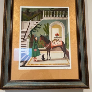 Young Millicent Brown. Art Print From the Novel Lucy Crisp and - Etsy