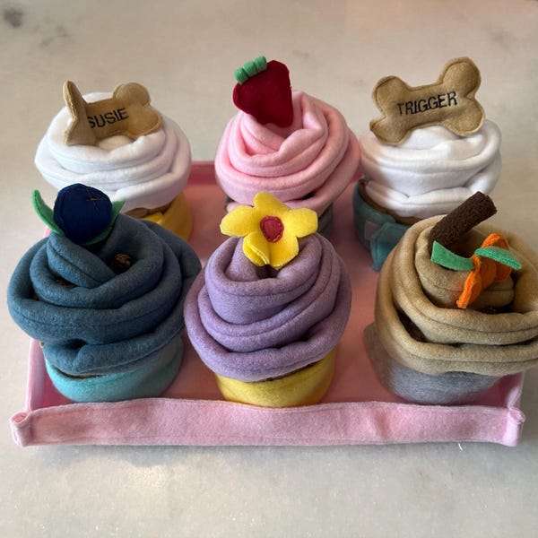 Cupcake Snuffle Mat - Dog Toy, Pet Toy, Interactive, Mental Exercise ...