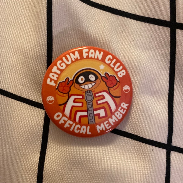 Fat Fan Club Badge - Etsy