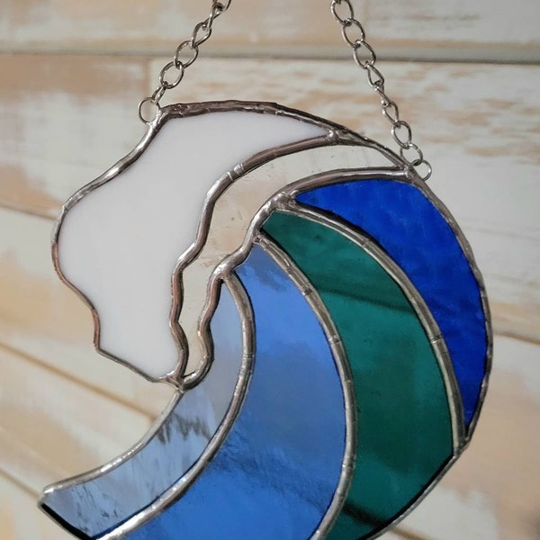 PATTERNS • Ocean Wave Stained Glass Patterns • Digital Download: Hobby ...