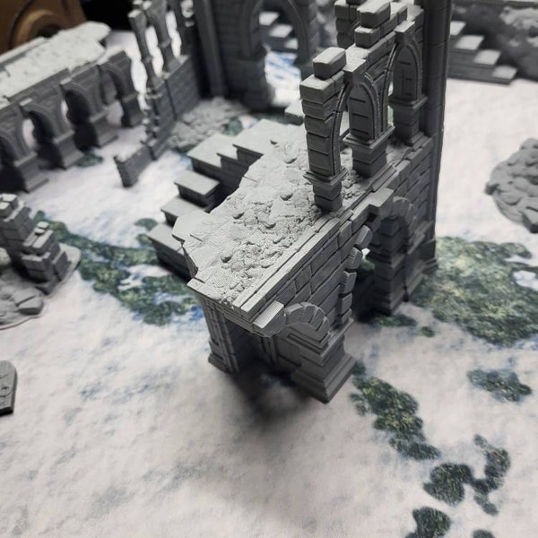 Frostguard Ruins 4 Wargame Terrain 3D Printed in 28mm Ideal for ...