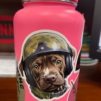 Combat GSD Sticker - Etsy