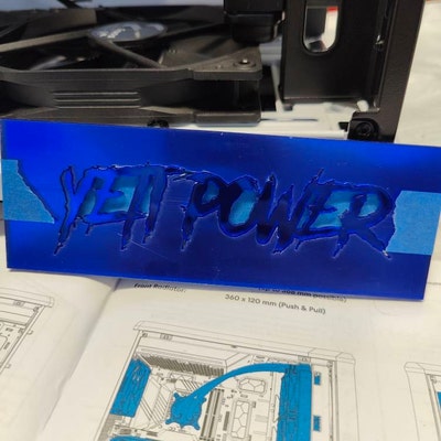 Custom Text Car Badge Single Layer Aggressive Font Type Your Own and ...