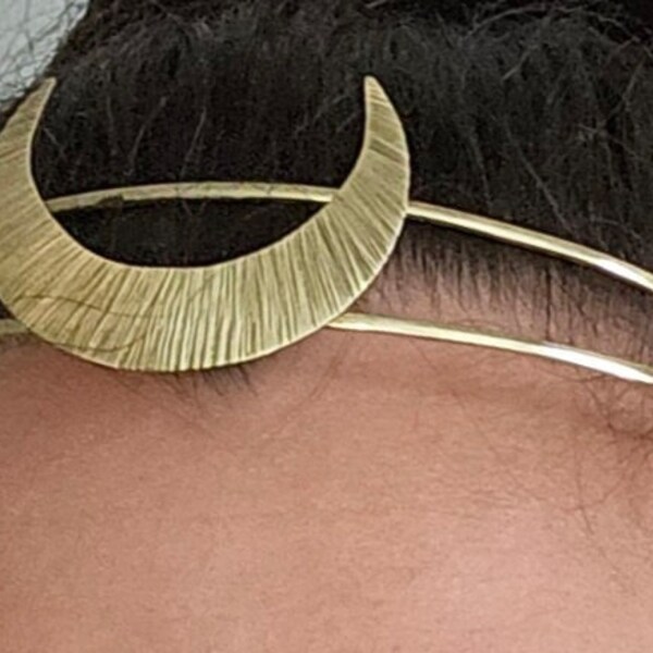 Artemis Goddess Crescent Moon Circlet /crown -diana -silver Plated or ...