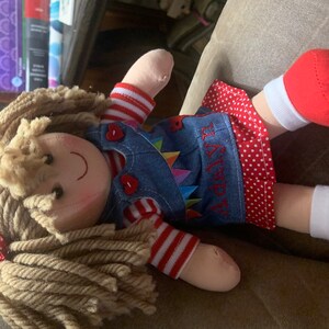 Rag Doll Poppy Personalised With Any Name. 28 Cm Ragdoll Christening ...