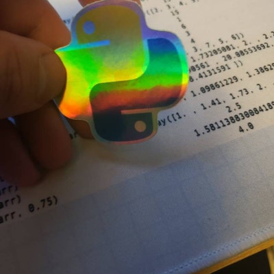 Python Logo Code Rain Background Die-cut Stickers - Etsy