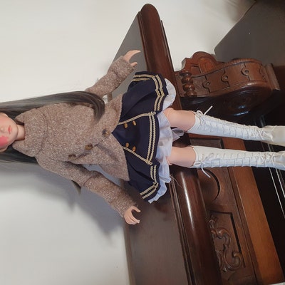 Irregular Hem Dress PATTERN for Smart Doll. Step by Step Tutorial. Doll ...