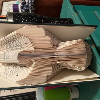 16 Folded Book Art Patterns and Book Art Projects, Book Folding ...