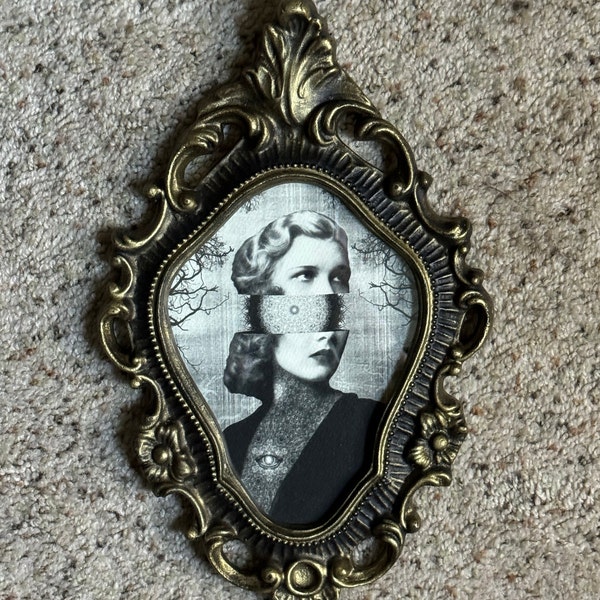 The Grief Handmade Baroque Frame, Complete With Prints, Glass and Metal ...