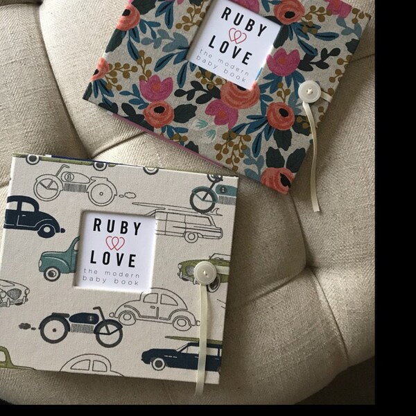 Personalize Your Ruby Love Baby Book - Baby Memory Book - Etsy