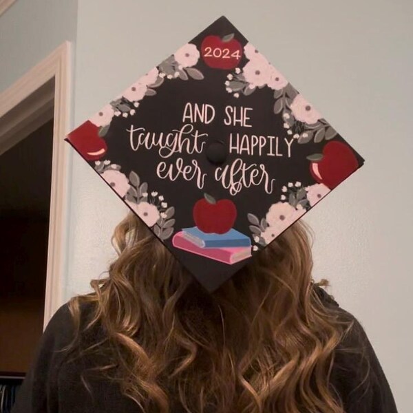 READY TO SHIP Graduation Cap Topper, Grad Cap Teacher, Teacher ...