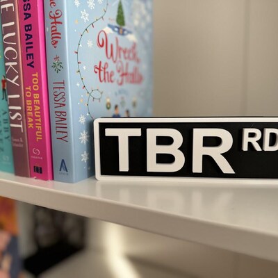 Personalized Laser Engraved Birch Wood Library Street Sign Bookshelf ...