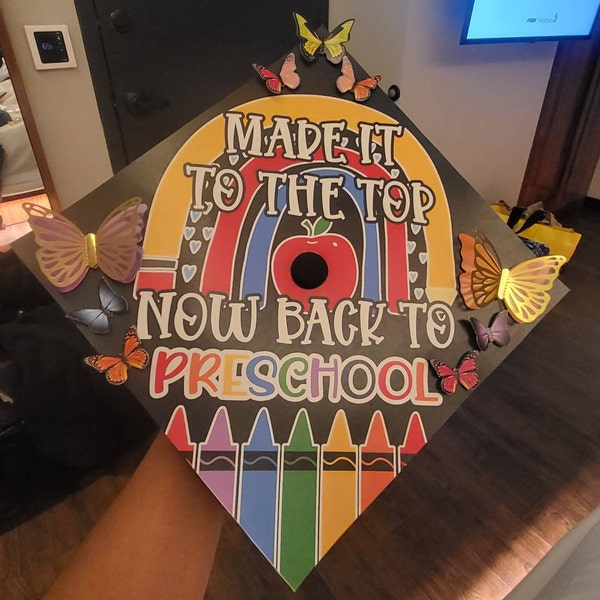 Printable Grad Cap Topper, DIY Graduation Cap Topper, Made It to the ...