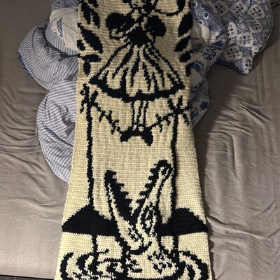 Skull Flower Tapestry Crochet Pattern / Wall Hanging / Instant Download ...