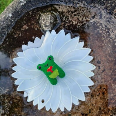 Felt Frog With Balloon Magnets in a Matchbox Gift Cute - Etsy