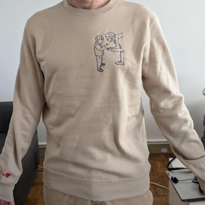 Sweat pour couple, sweat avec date de rencontre, sweat st valentin ...