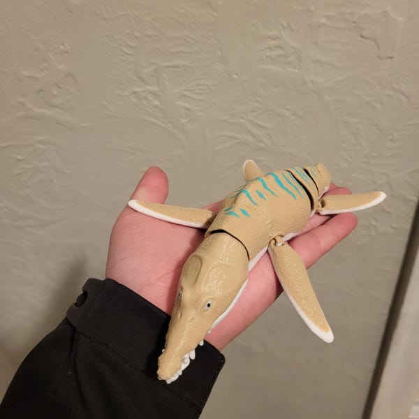 Articulated Mini Hammerhead Shark Fidget Toy - Unique 3D Printed Marine ...