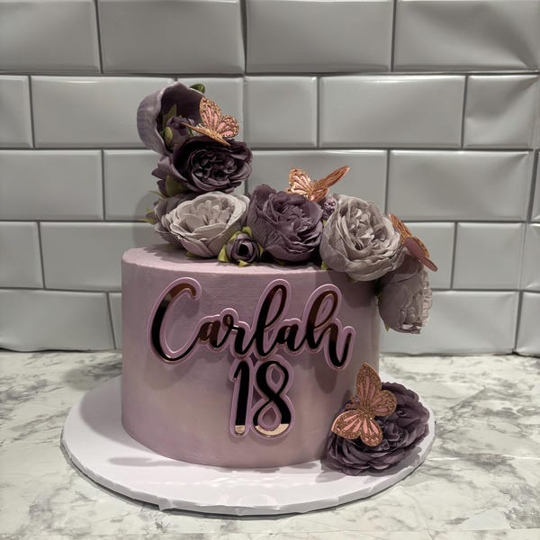 Elongated Acrylic Cross Cake Charm | Slim Cross Baptism Cake Charm ...