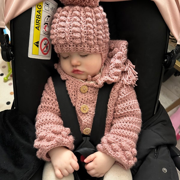 Handcrafted Cosy Baby Cardigans | Soft, Crocheted Knitwear With Stylish ...