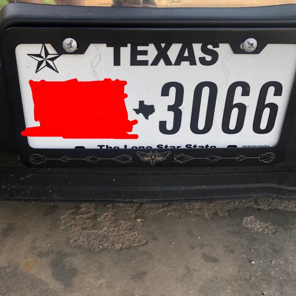 Death's-head Hawkmoth Laser Etched METAL License Plate Frame - Etsy