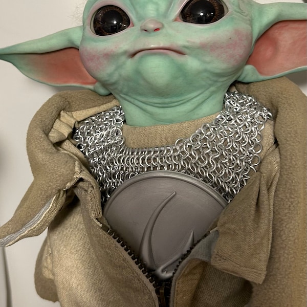 Foundling Beskar Rondel Armor for the Child - Mudhorn Signet - Etsy