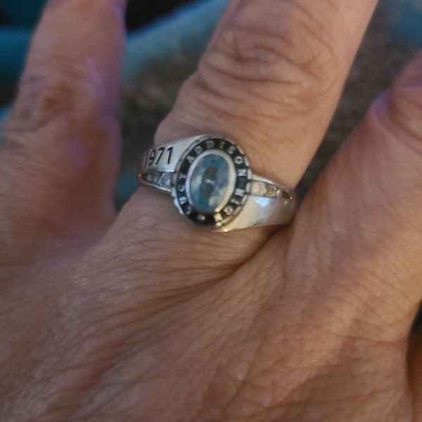 Personalized School Class Ring, Jewelry, High School, College ...