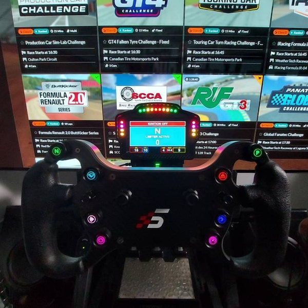 6.8'' Sim Racing Dash Display DDU 10.7 28leds Fanatec Simucube - Etsy