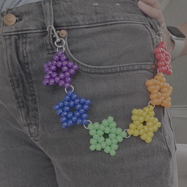 Kandi Star Belt Chain - Etsy