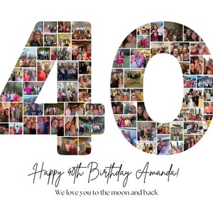 Farewell Photo Collage Personalized Gift for Coworker Colleague Boss ...