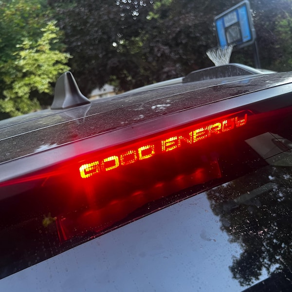 Vinyl Brake Light Decal - Matte Black - Etsy