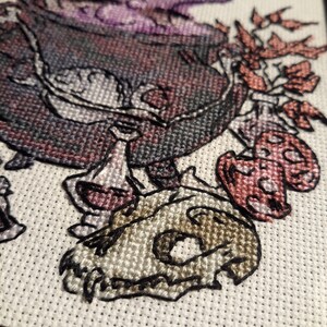 Fox and rabbit cross stitch pattern fox and bunny friends | Etsy