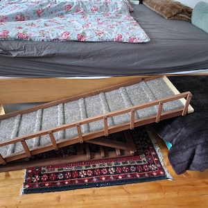 Pet Ramp With Foldable Rails 4 Height Levels Adjustable Steps - Etsy