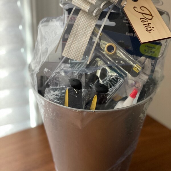 First Time Home Owner Gift Basket- Survival Kit New Home Owners ...