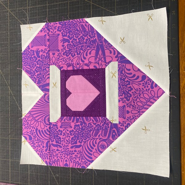 Sew Bloomy Quilt Block PDF Pattern - Etsy