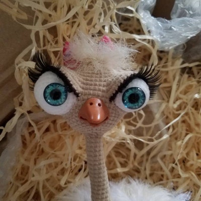 Ostrich Pattern Amigurumi Häkel Crochet Ostrich Tutorial Funny Ostrich ...