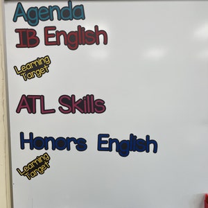 Customizable Classroom Whiteboard Magnets, Teacher Decor, Whiteboard ...