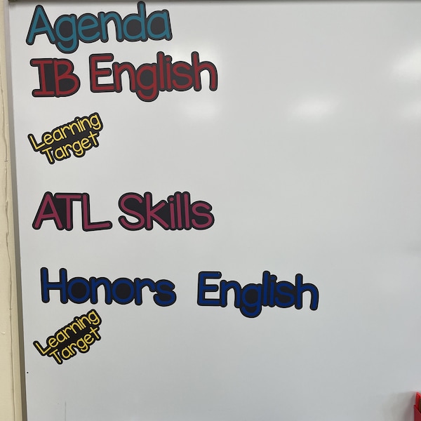 Customizable Classroom Whiteboard Magnets, Teacher Decor, Whiteboard ...