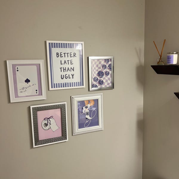 Girls Affirmation Poster Daily Affirmations Wall Art Feminist Poster ...