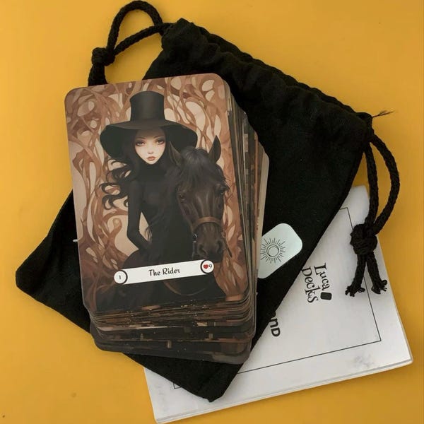 Medieval Gothic Tarot Deck, Post-apocalyptic Tarot Cards, Dark Tarot ...